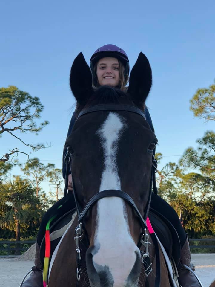 Jackson and Chrissy head between the ears – Track to Trail Thoroughbreds